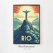 Rio De Janeiro Travel Poster Brazil Wall Decor Brazil Travel - Etsy Canada