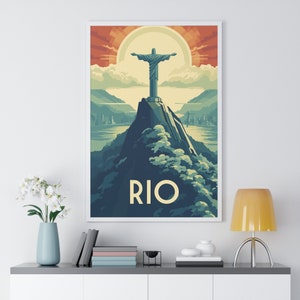 Rio De Janeiro Travel Poster, Brazil Wall Decor, Brazil Travel Poster ...
