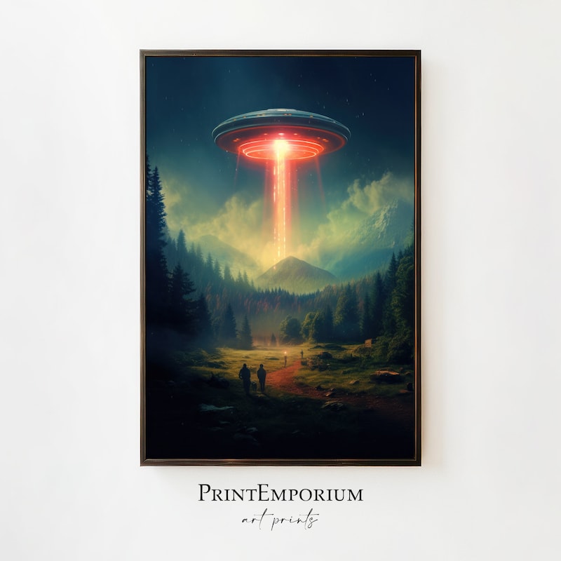Ufo Poster - Etsy