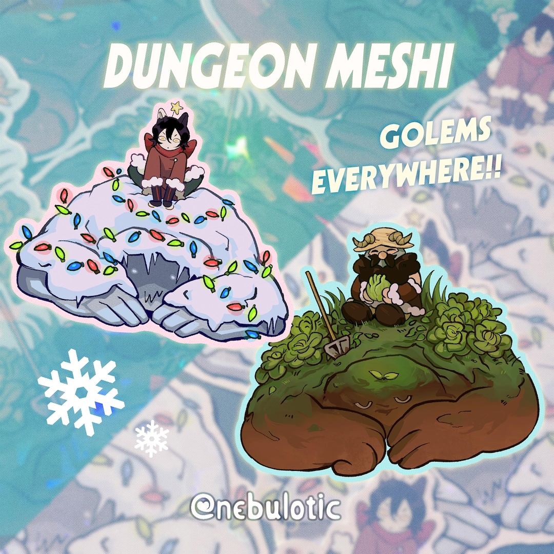 Dungeon Meshi Senshi Izutsumi Monster Golem Festive Holographic ...