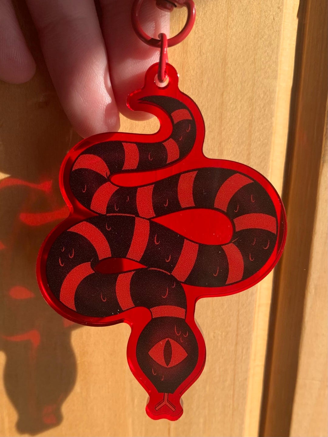 Cult of the Lamb - Sin Snake Keychain - Etsy