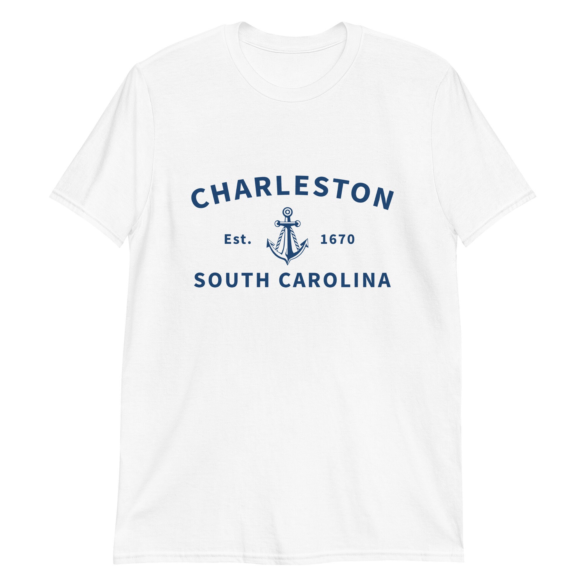 Charleston T-shirt CHS Shirt Charleston Shirt South - Etsy