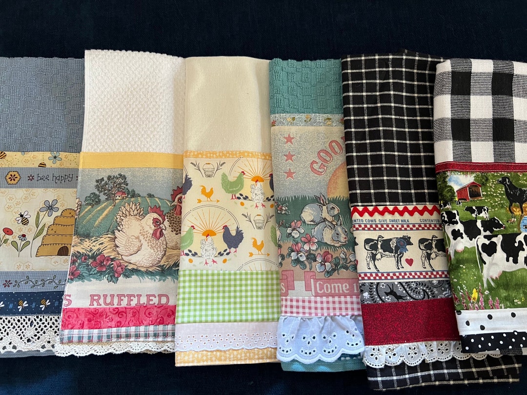 Farmhouse Dish Towels - Etsy