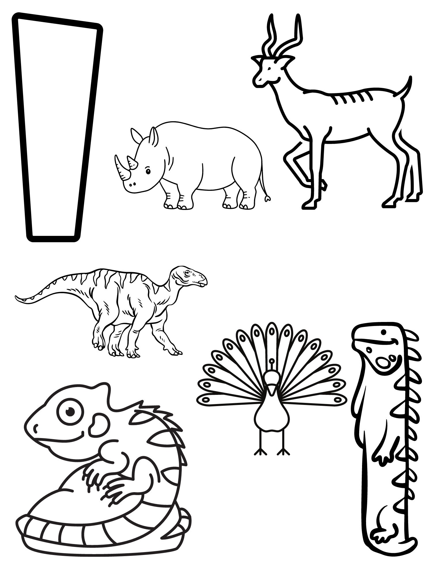 Printable Alphabet Animal Colouring Pages Instant Download - Etsy Australia