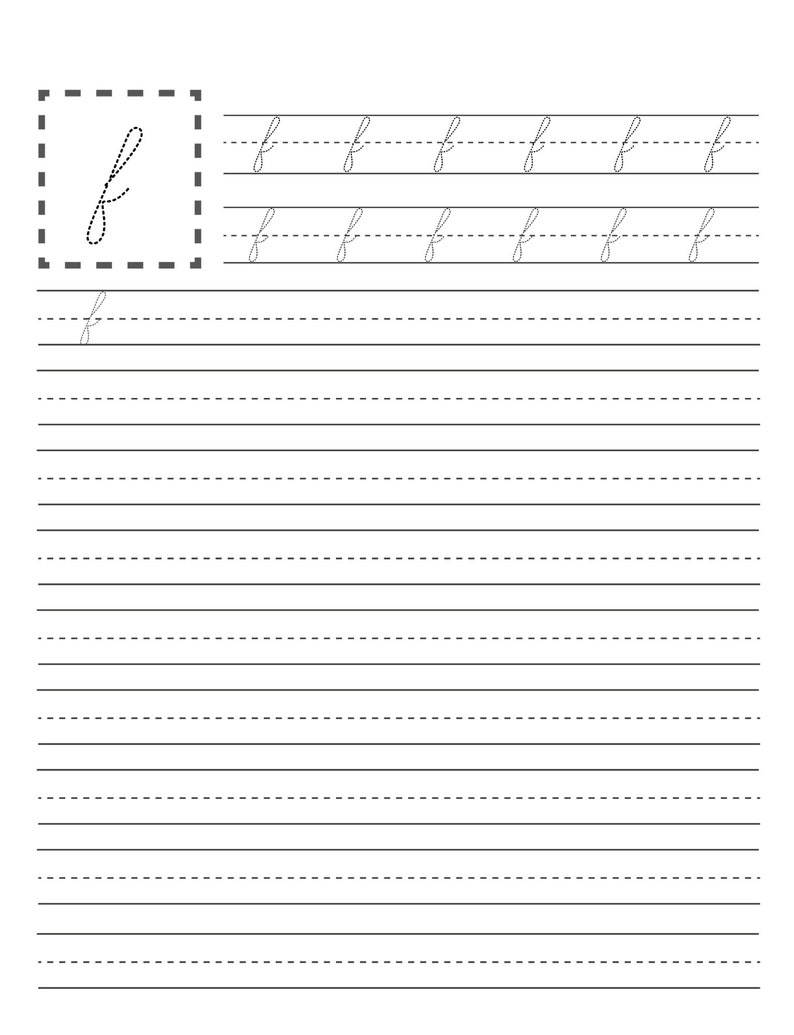Handwriting Practice Worksheets Bundle Printable Handwriting - Etsy