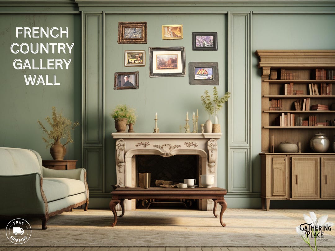 French Country Farmhouse Gallery Wall Prints /vintage Gallery Wall ...