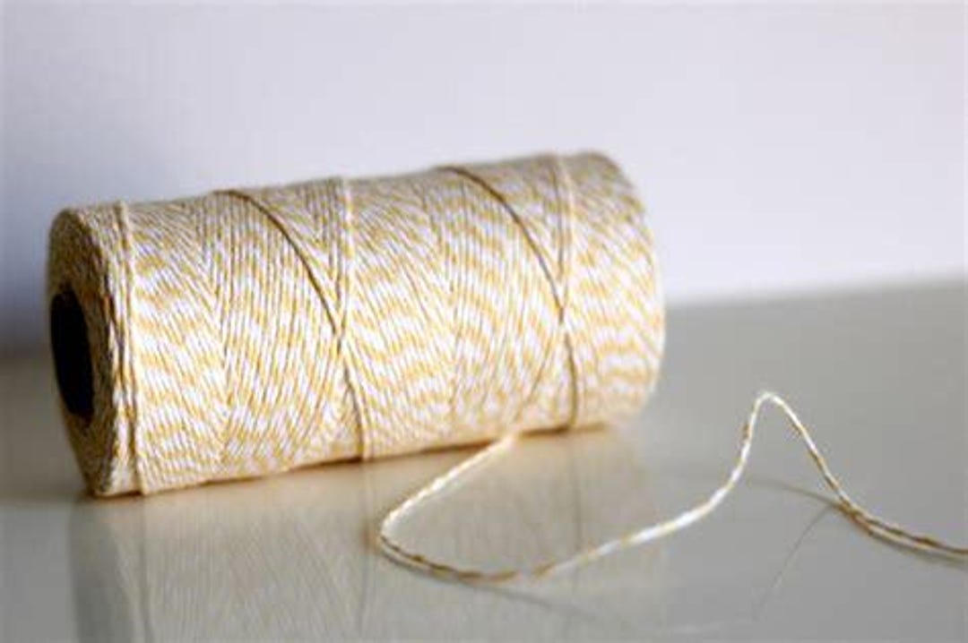 Jumbo Spool Buttercream Yellow Bakers Twine 240 Yards - Etsy