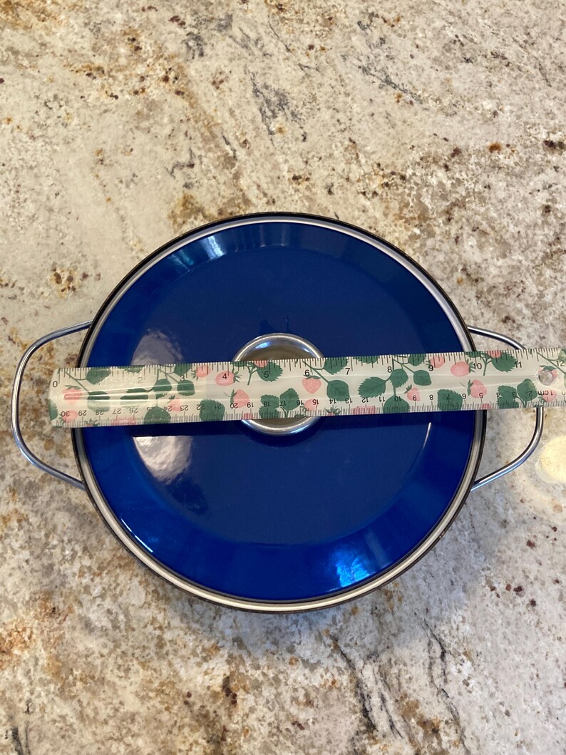 Cathrineholm Vintage Casserole Dish | Royal Blue and White Lotus Design ...