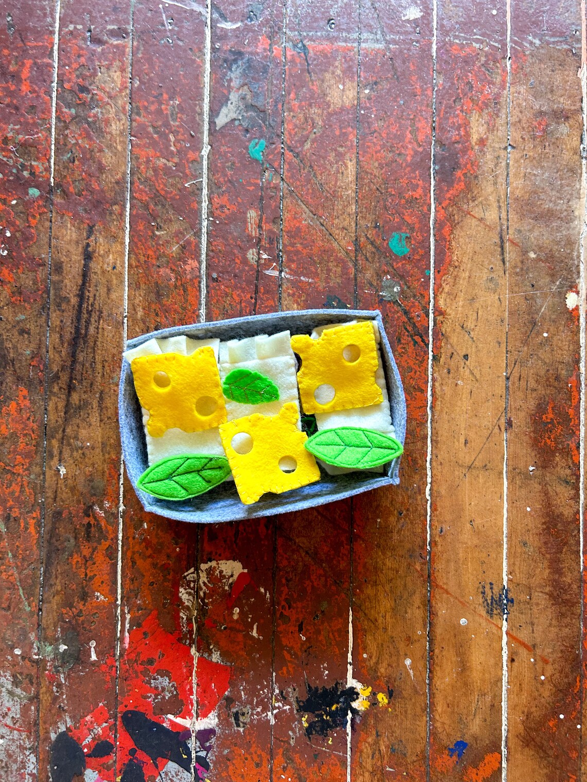 Felt Lasagna Toy Kids Montessori Learning Toy Sensory Play Toy ...