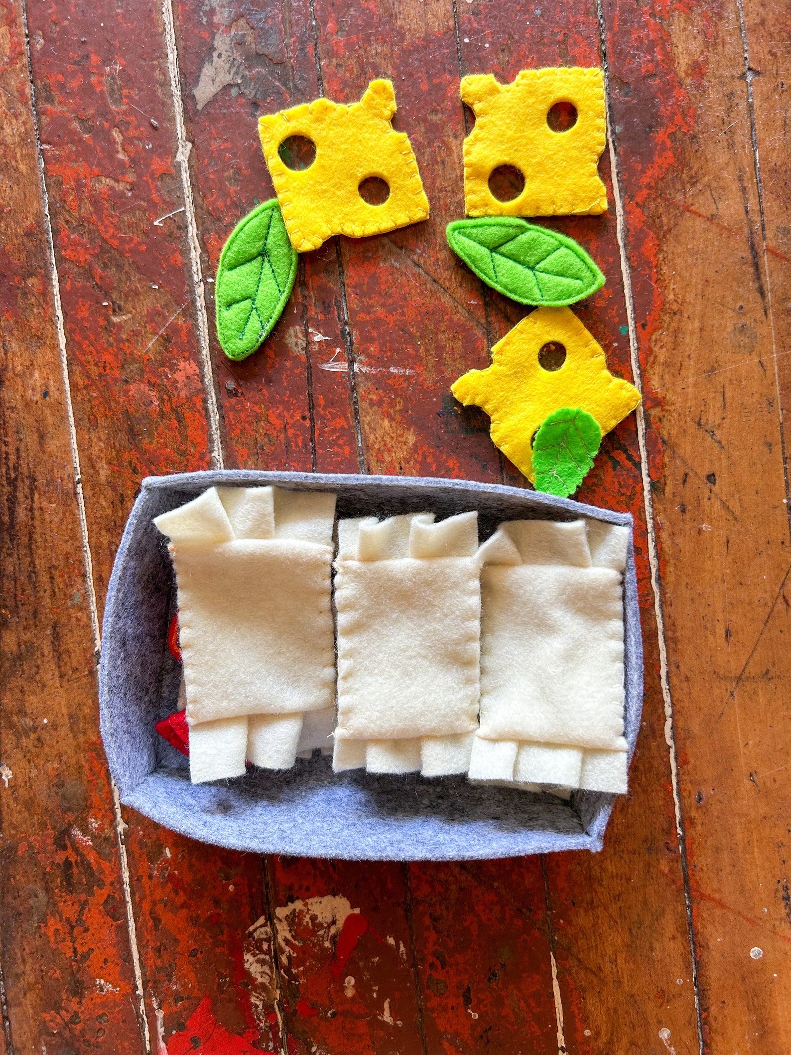 Felt Lasagna Toy Kids Montessori Learning Toy Sensory Play Toy ...