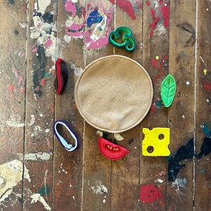 Felt Taco Kit Taco Playset Felt Pretend Play Food Taco Set Felt Taco ...