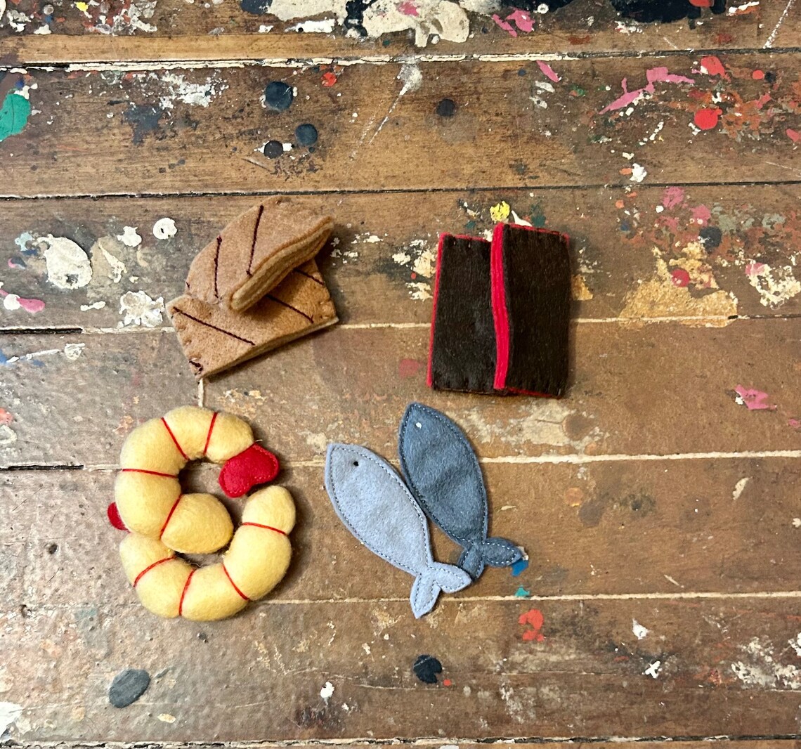 Felt Taco Kit Taco Playset Felt Pretend Play Food Taco Set Felt Taco ...