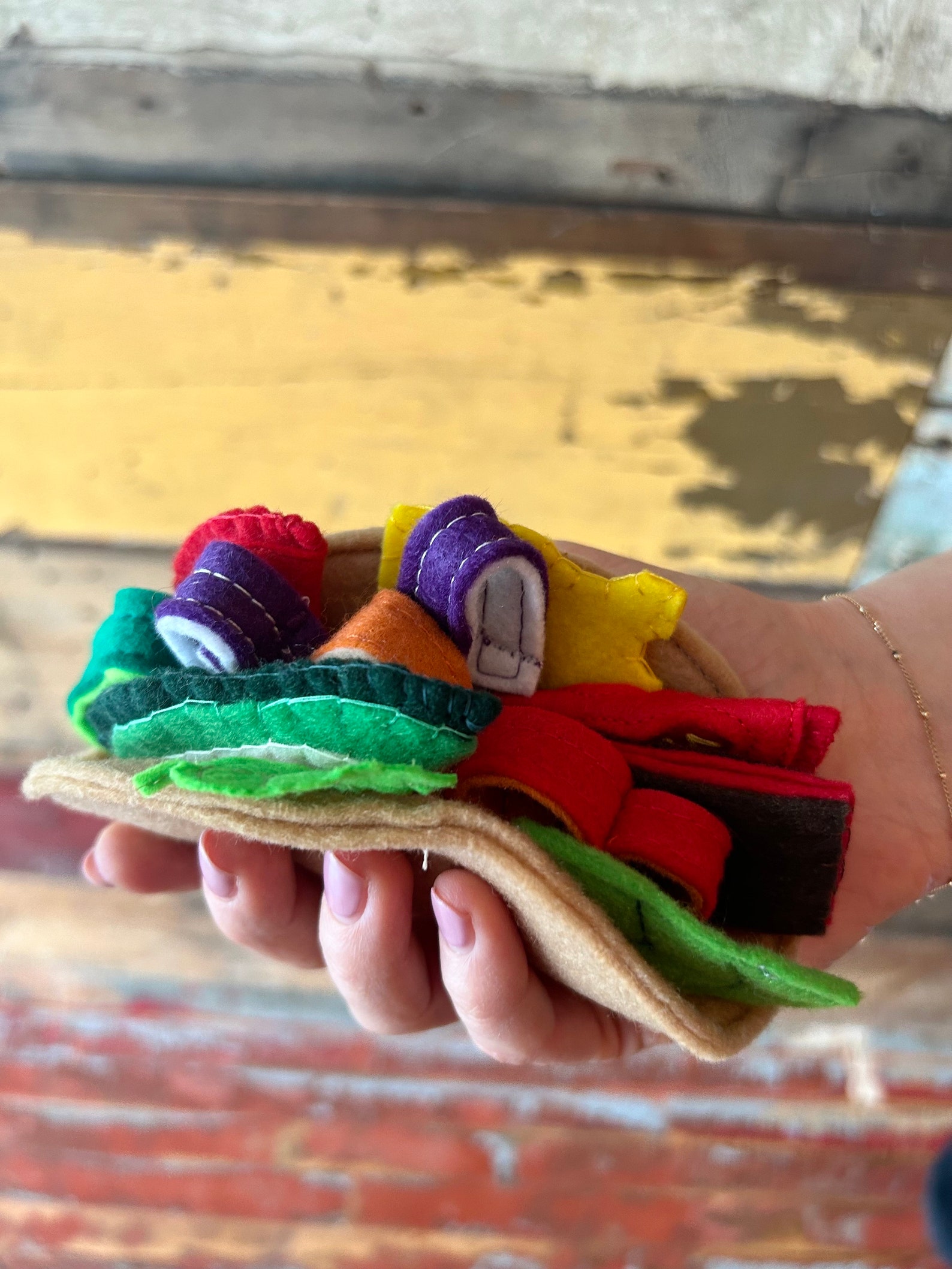 Felt Taco Kit Taco Playset Felt Pretend Play Food Taco Set Felt Taco ...