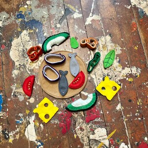 Felt Taco Kit Taco Playset Felt Pretend Play Food Taco Set Felt Taco ...