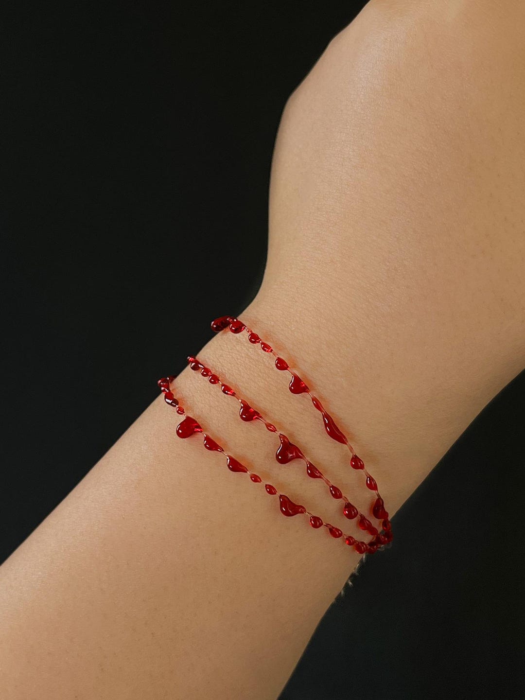 Vampish Blood Bracelet - Etsy