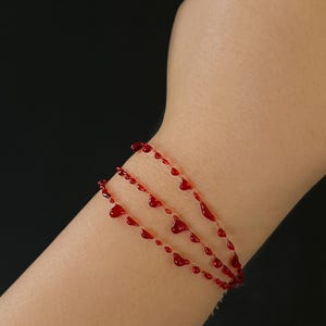 Vampish Blood Bracelet - Etsy