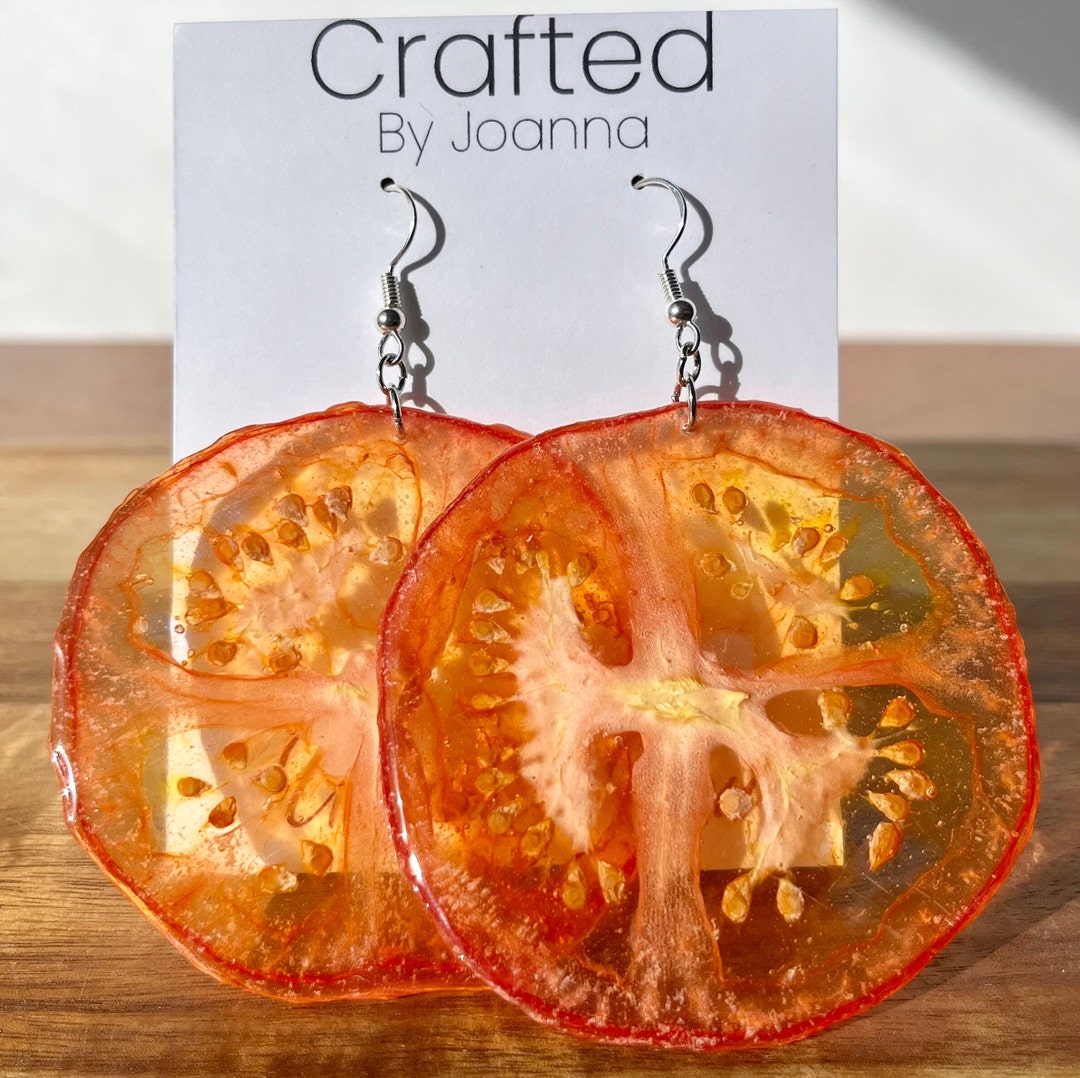 Red Tomato Earring Unique Mother's Day Birthday Graduation Summer ...