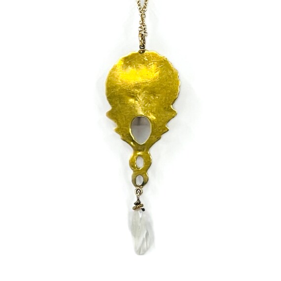 Art Nouveau Goddess Pendant - Gem