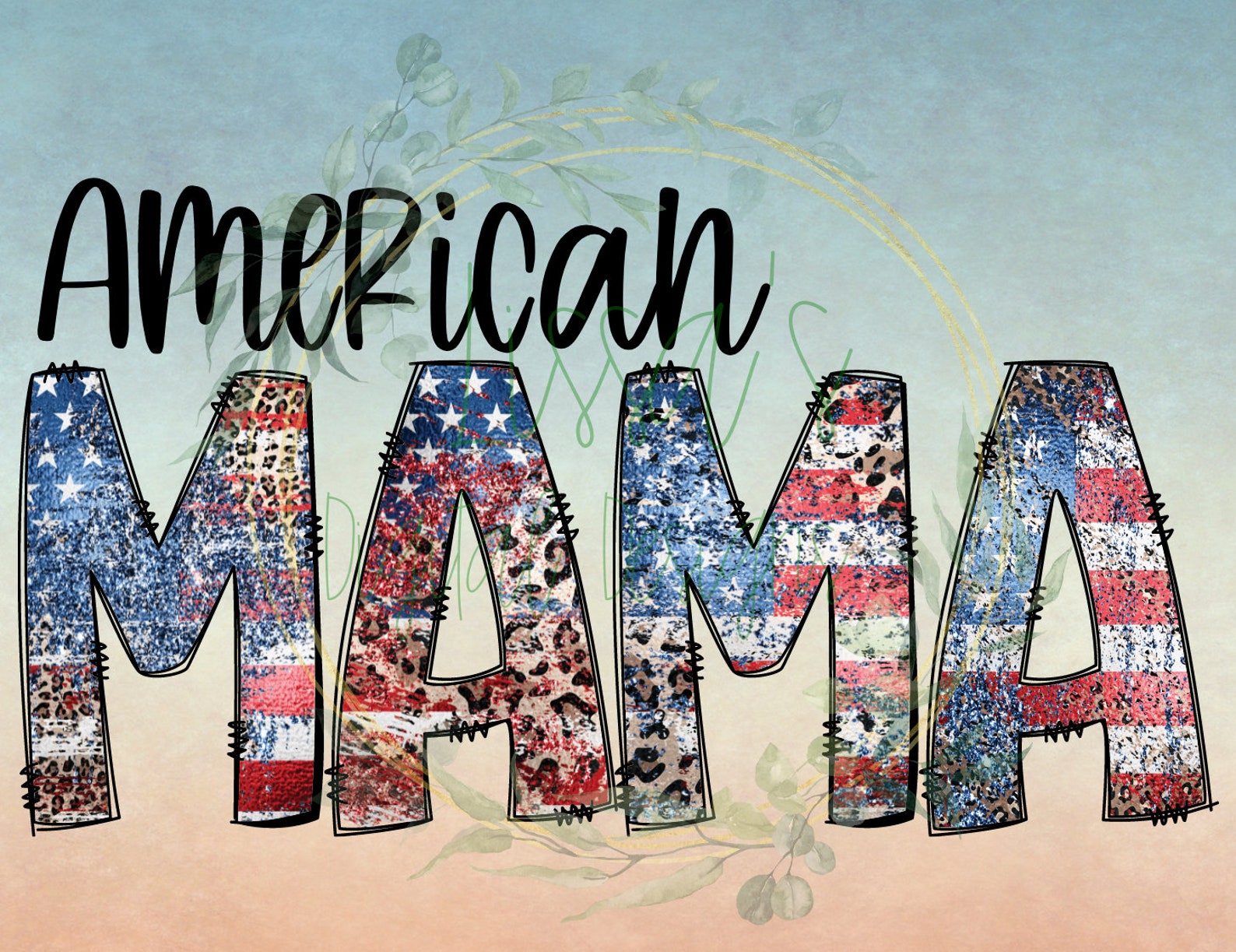 American Mama and American Mini Bundle Png DIGITAL FILE ONLY - Etsy Canada