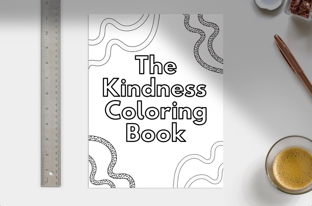12 Page Kindness Coloring Book / Coloring Pages About Kindness ...