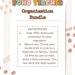 Boho Teacher Organization Printable Bundle Beginning of Year - Etsy