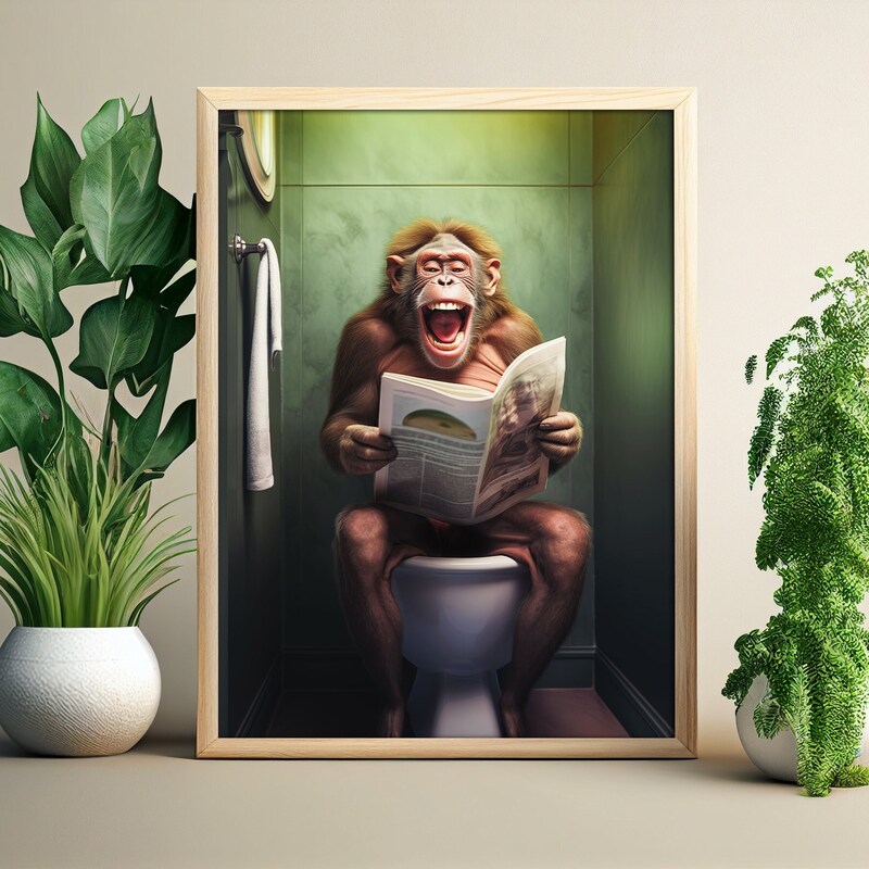 Monkey middle finger - Etsy.de