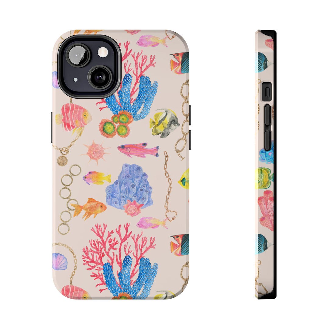 Coral Reef Marine Life Phone Case Vibrant Ocean Themed iPhone and ...