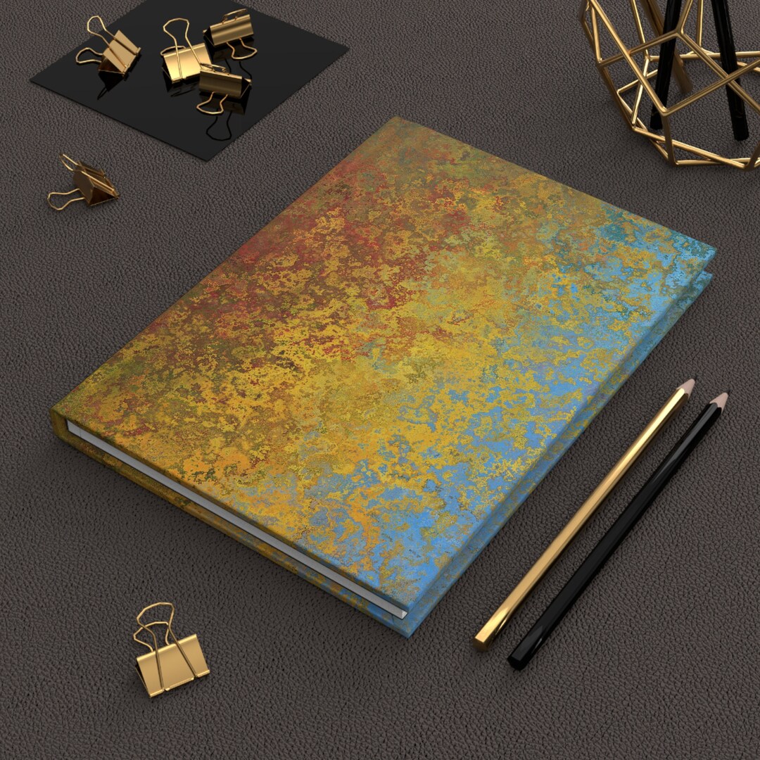 Vintage Velvet Texture Inspired Matte Hard Cover Notebook - Etsy