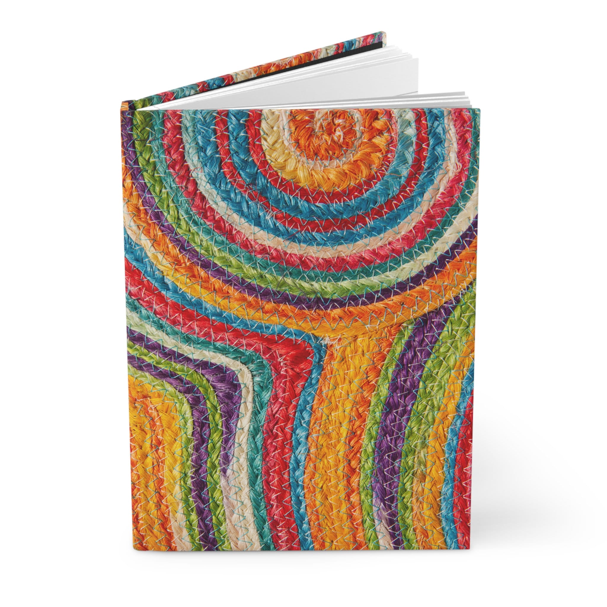 Colorful and Bright Rope Texture Design Matte Hard Cover Notebook - Etsy