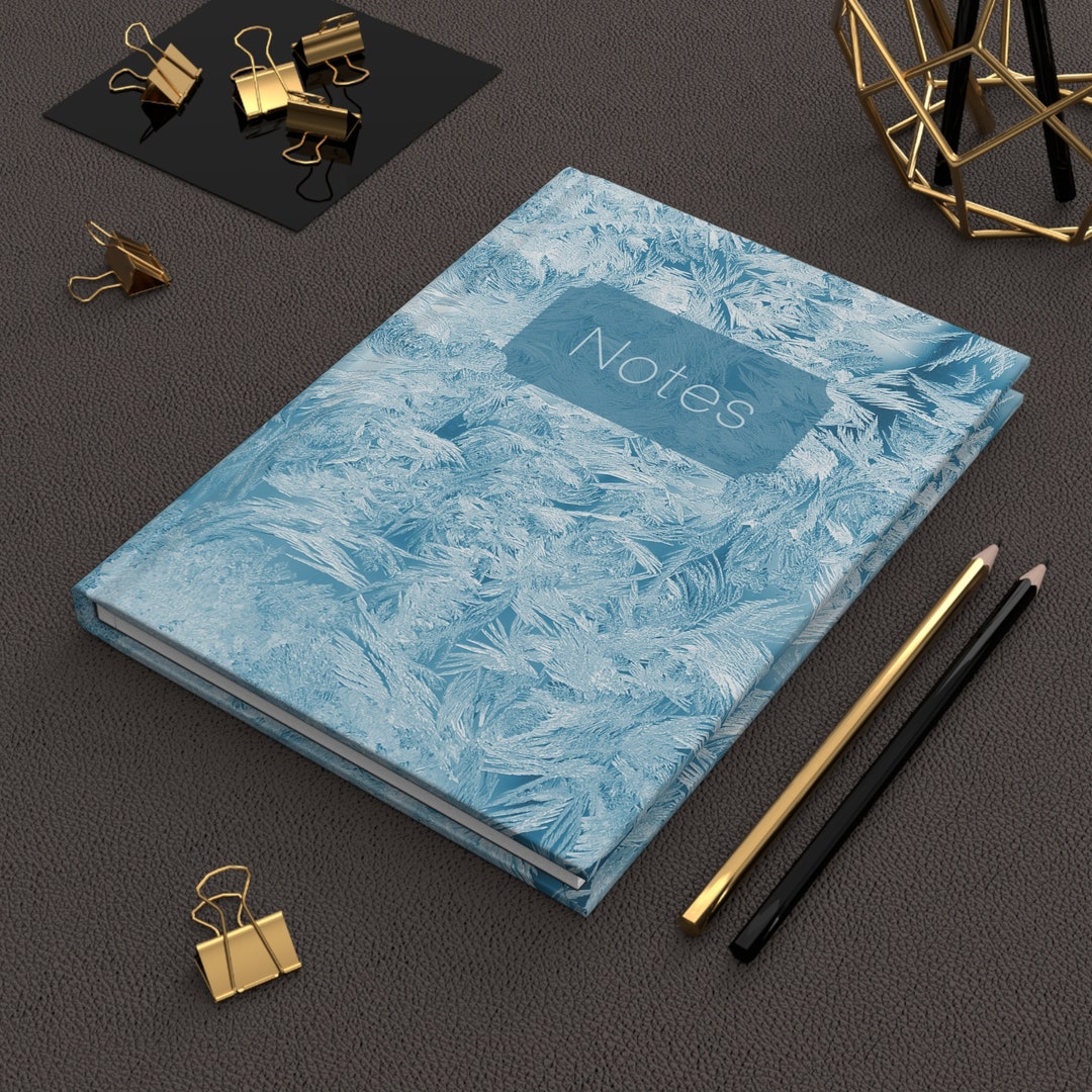 Freezing Winter is Coming Ice Matte Hard Cover Notebook - Etsy