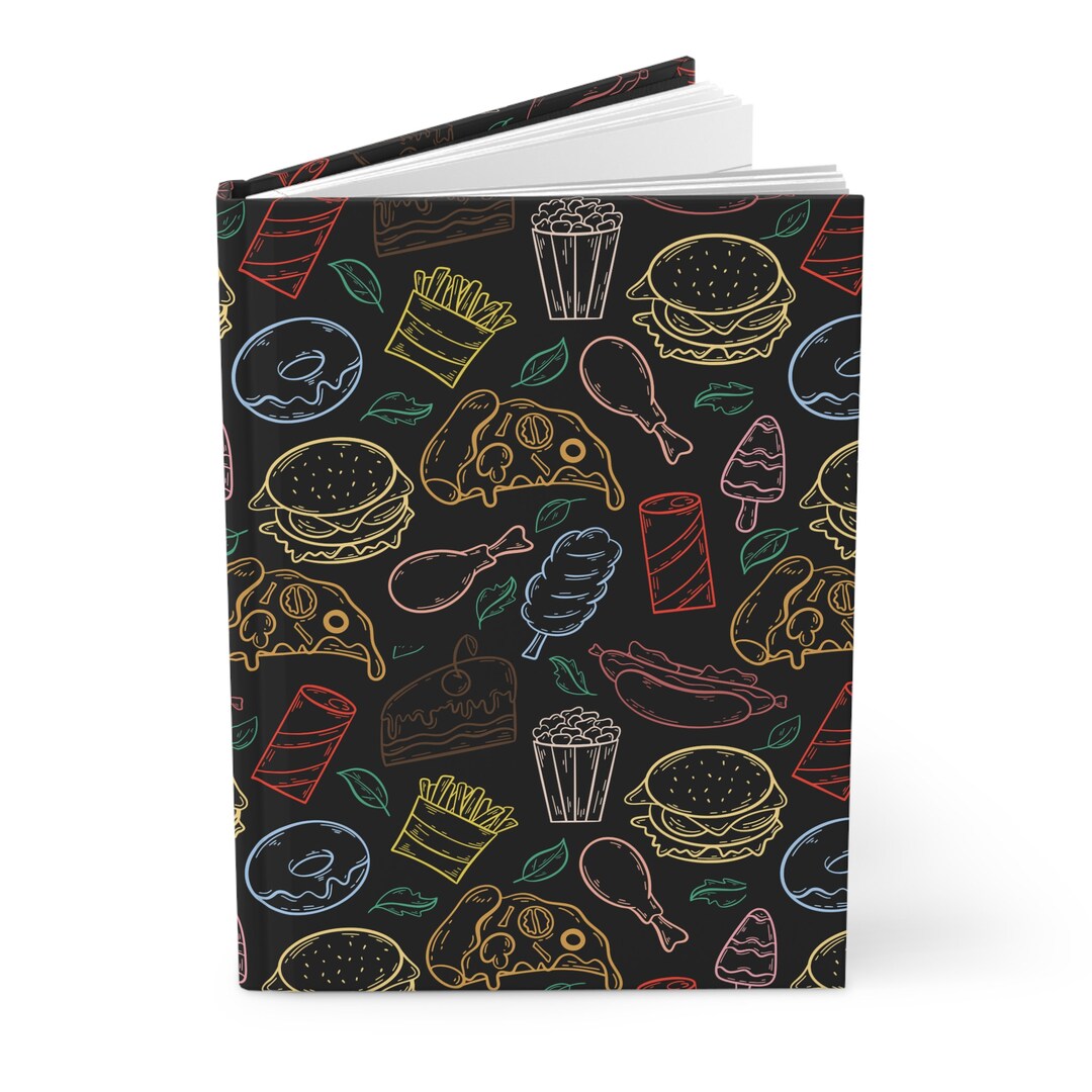 Yummy Matte Hard Cover Notebook - Etsy