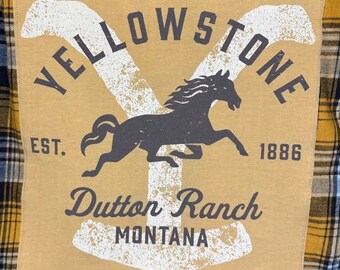 Football Heart Upcycled Back Patch Flannel Shirt Size Medium - Etsy