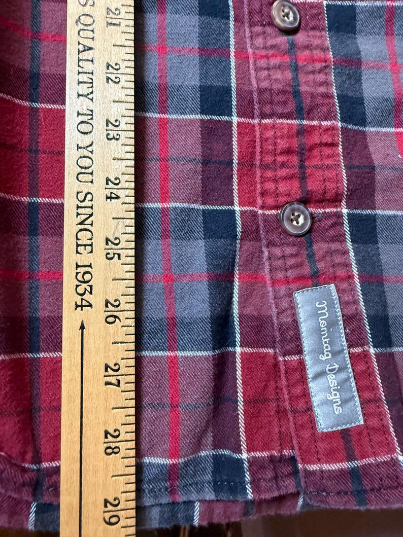 Football Heart - Upcycled Back Patch Flannel Shirt - Size Medium - Etsy