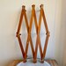 Vintage Wooden Accordion Peg Rack - Etsy