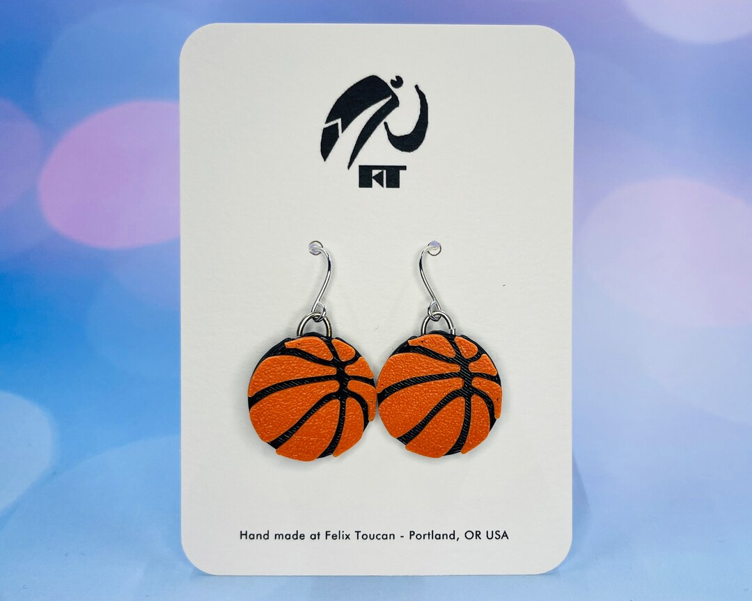 Basketball Earrings / Meme / Funny / Ironic / Ridiculous / NBA / Sports ...