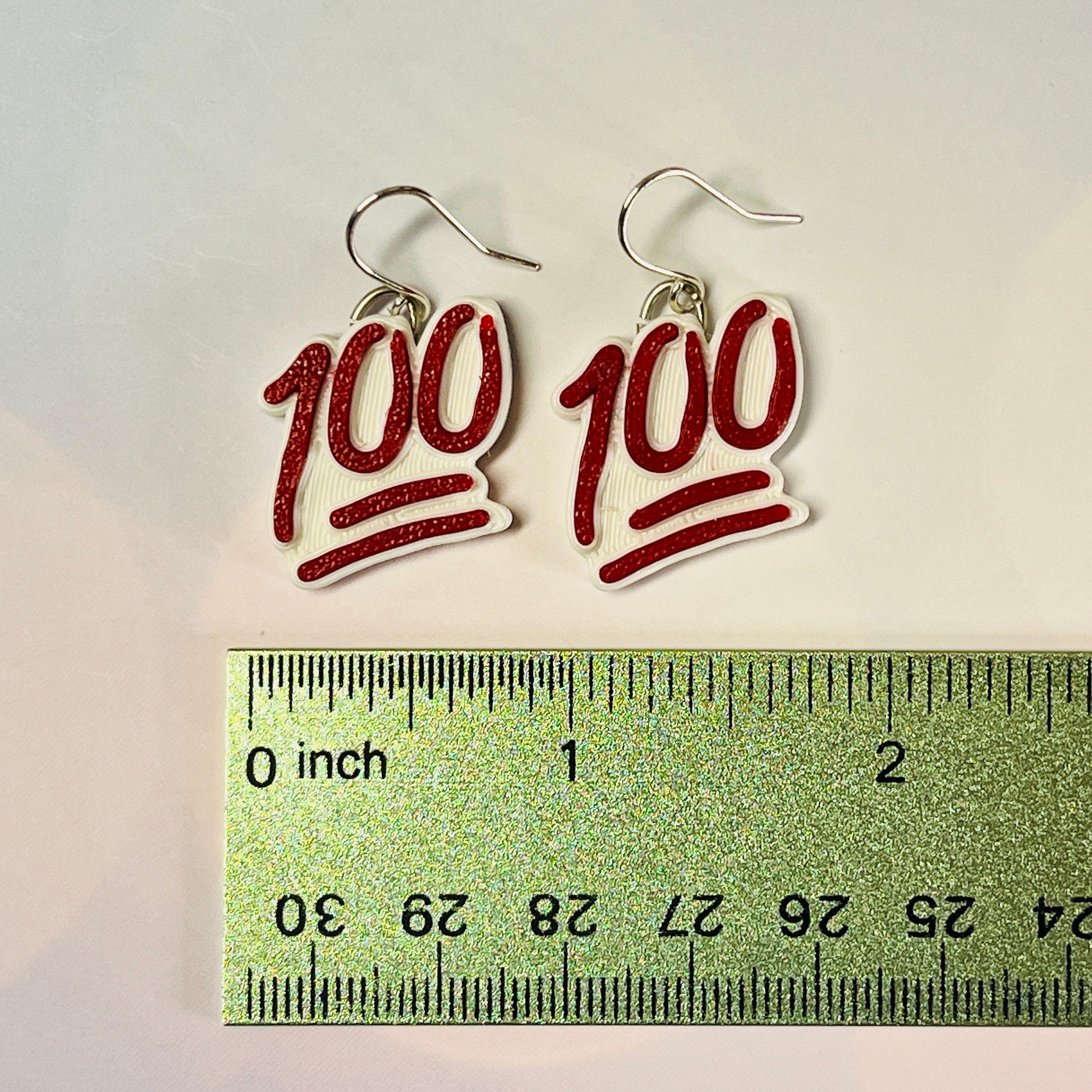 100 Percent Emoji Earrings / Meme / Funny / Ironic / Ridiculous / 90s ...