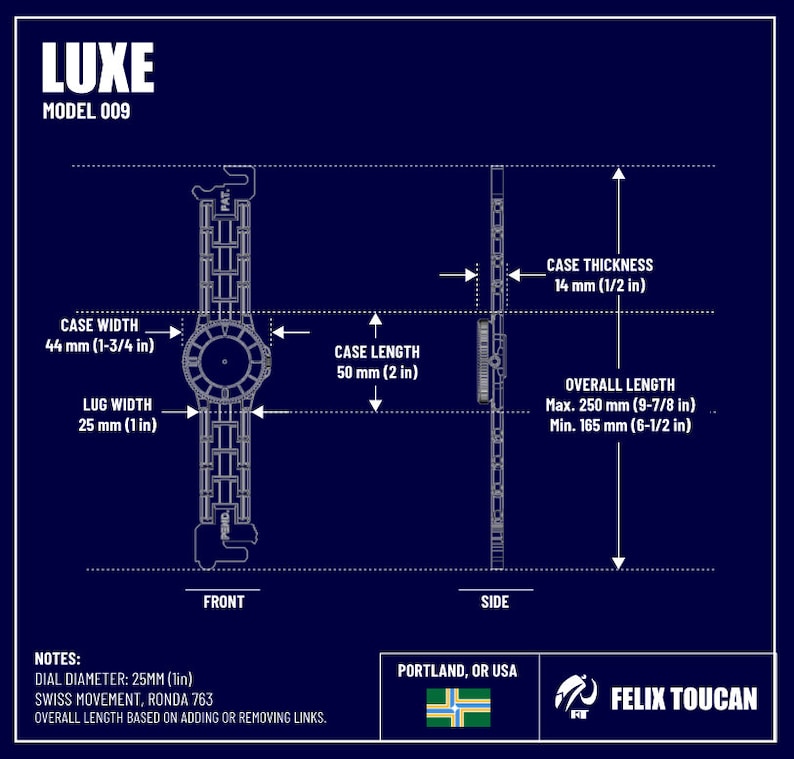 Original Felix Toucan 3D Printed Watch - LUXE - Etsy