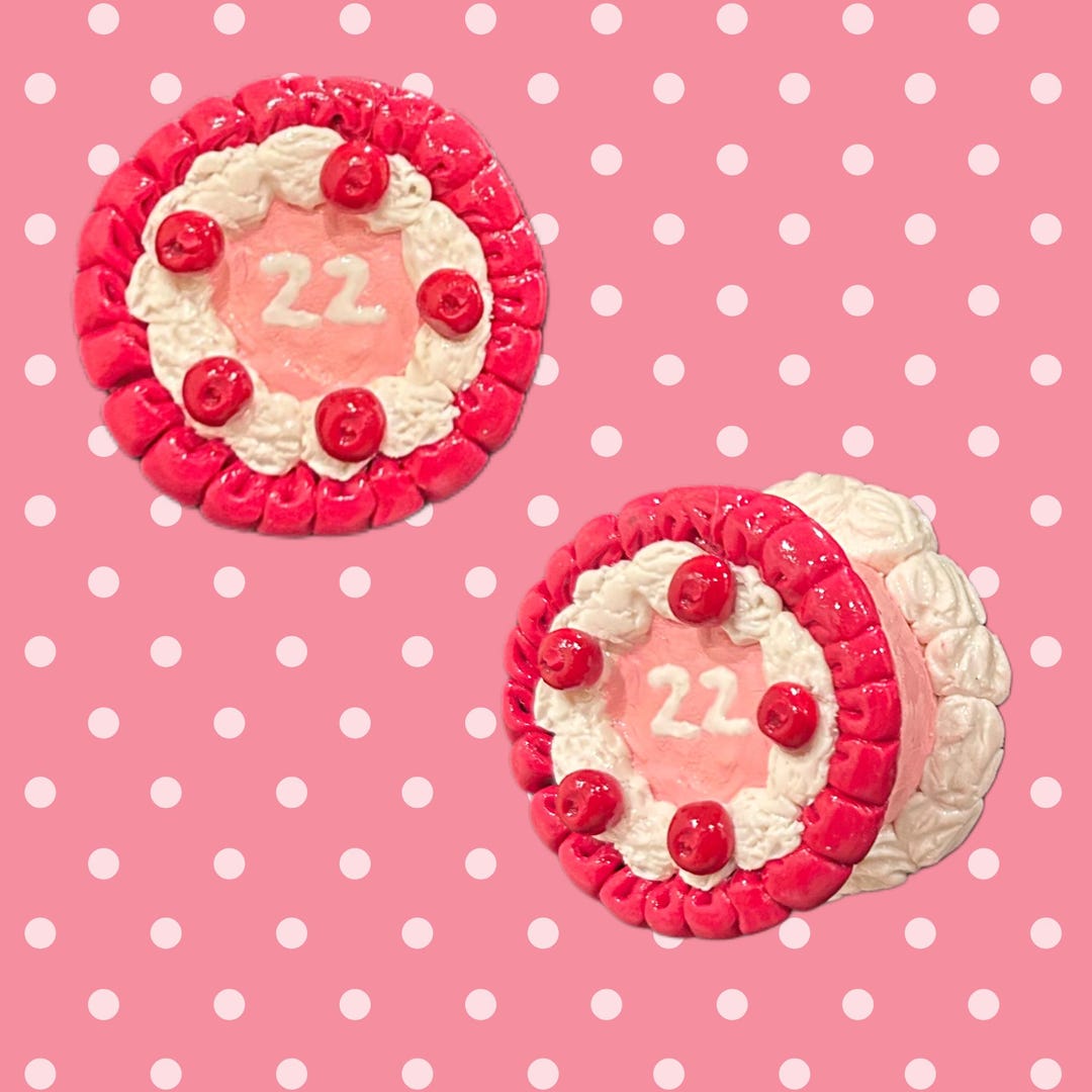 Birthday Cake Refrigerator Magnet - Etsy