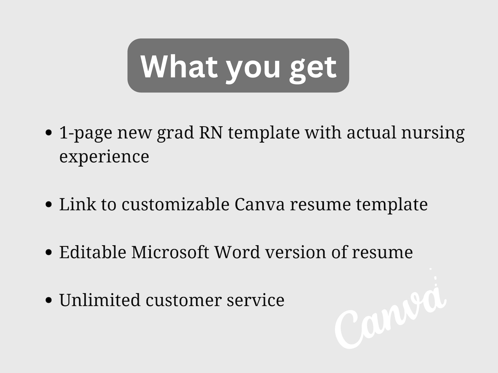 new-grad-rn-resume-template-editable-rn-resume-icu-resume-etsy