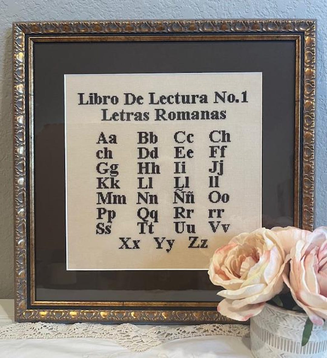 Spanish Primer El Alfabeto Sampler - Etsy