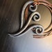 Forged Tear Necklace Pendant - Etsy