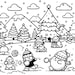 14 Printable Christmas Coloring Pages - Etsy