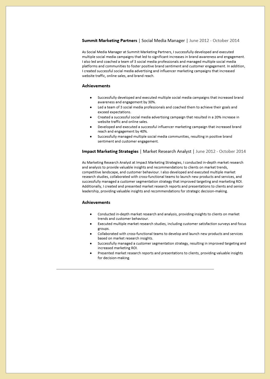 Simple, Clean & Professional Resume CV Template - Etsy