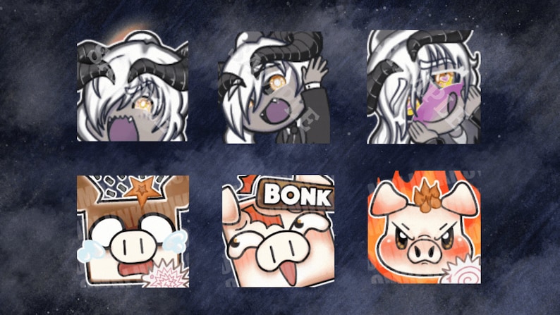 Custom Emotes | Commission | Twitch | Discord | Youtube | Streaming ...