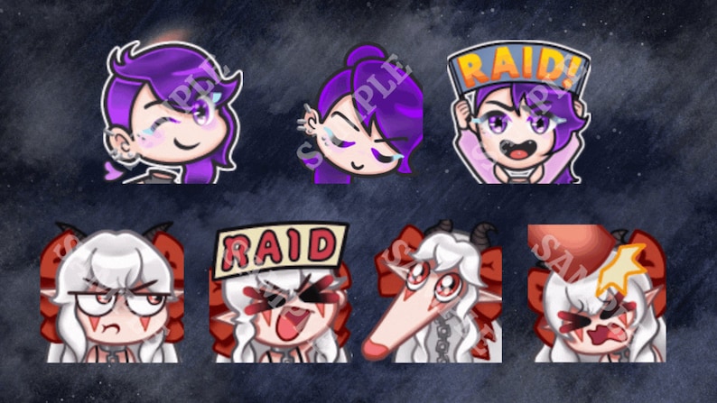 Custom Emotes | Commission | Twitch | Discord | Youtube | Streaming ...