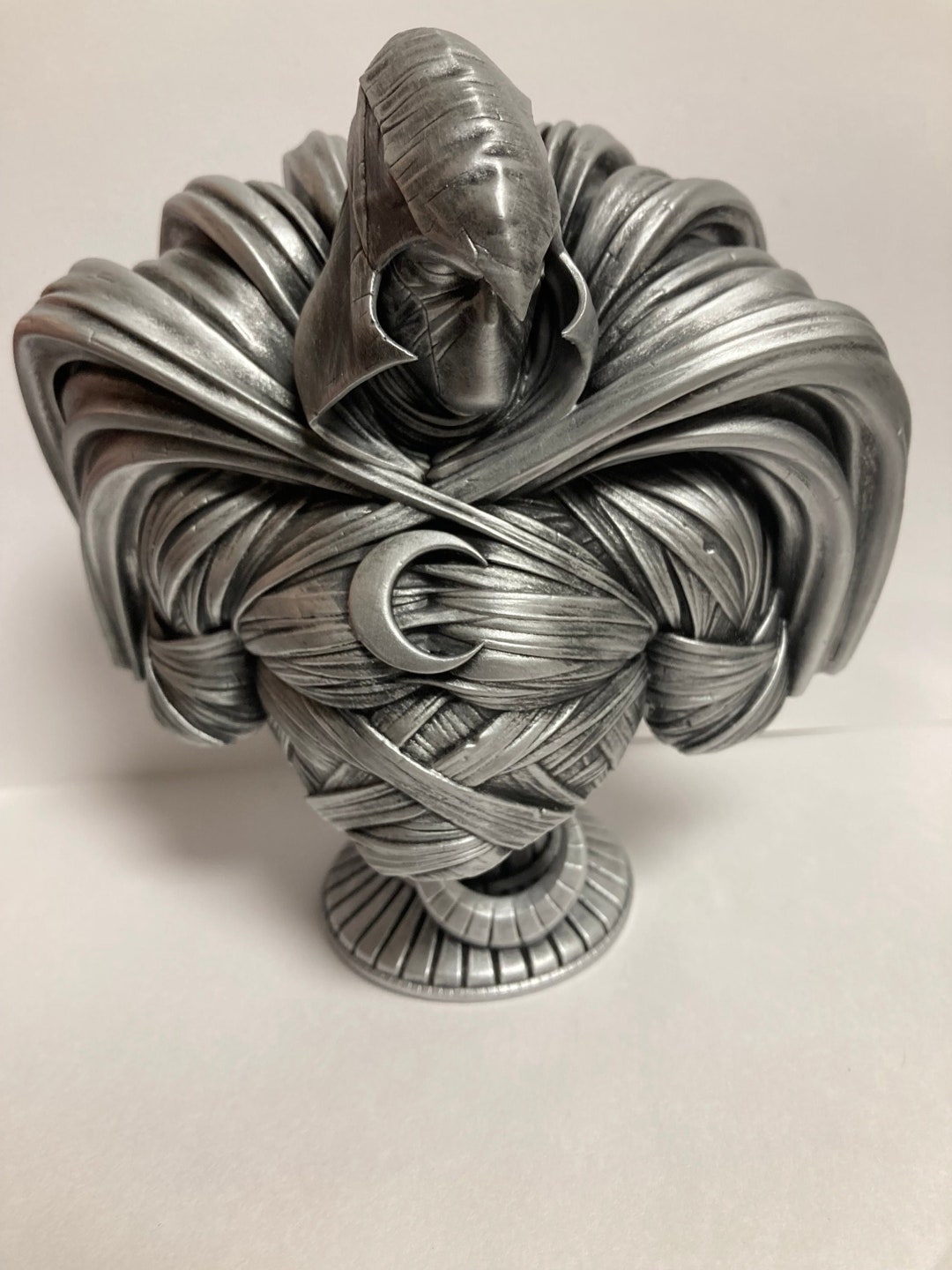 Moon Knight 3D Printed Resin Bust Statue 8K Ultra High Quality Model - Etsy