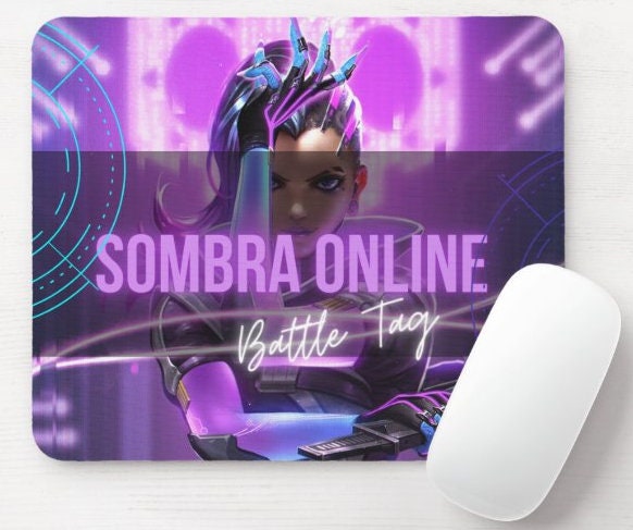 Customized Overwatch Mousepad Sombra Mousepad Personalized Mouse Pad - Etsy