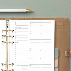 Weekly Planner to Do List Printable To-do Template for Home or Work ...