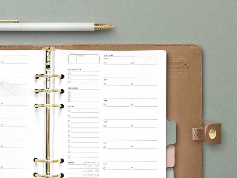 Weekly Planner to Do List Printable To-do Template for Home or Work ...