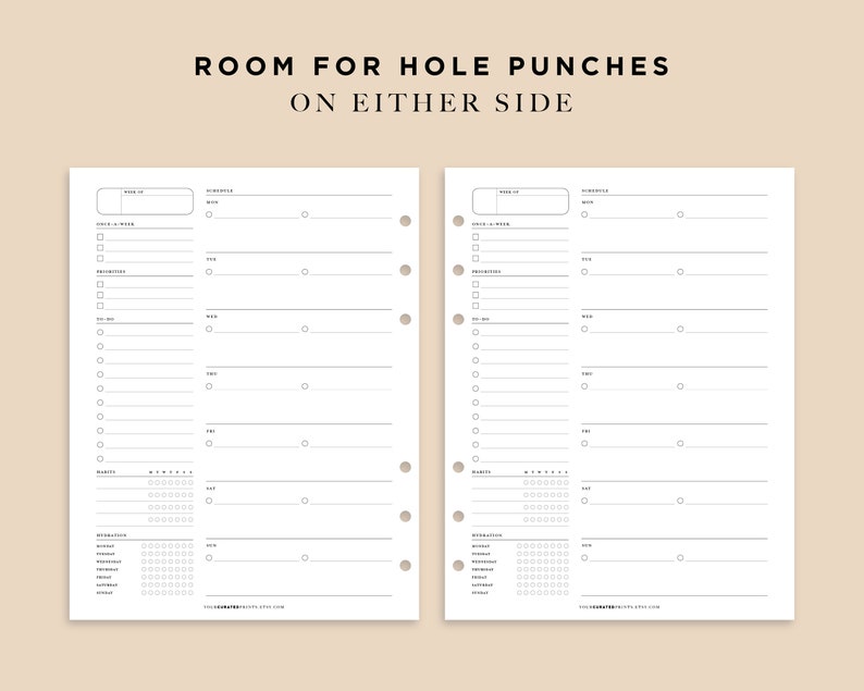 Weekly Planner to Do List Printable To-do Template for Home or Work ...